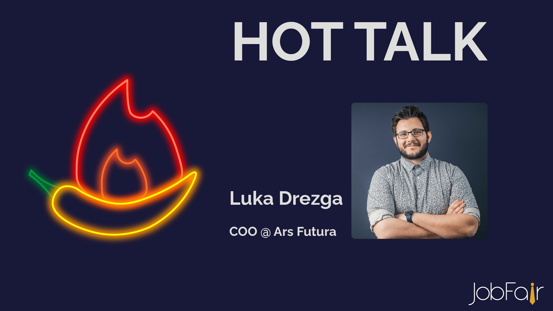 Luka Drezga iz Ars Future odvažio se na Hot Talk na 15. Job Fairu ...